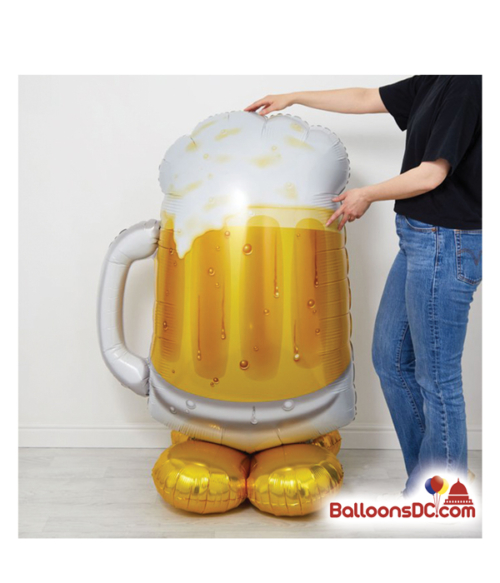 49" Big Beer AirLoonz Foil Balloon - BalloonsDC